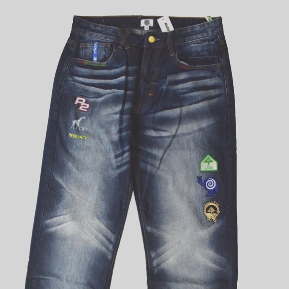 Lrg | Jeans | Round Two X Lrg Mens Dark Wash Observatory Classic 47 Fit ...